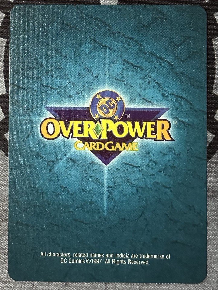 Fleer DC Overpower: BLUE BEETLE Hero Stat Character Card JLA 1997 - LP ...