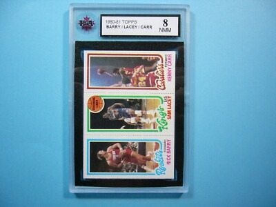 1980 1980/81 TOPPS BASKETBALL CARD #54 105 123 RICK BARRY SAM LACEY LDR ...