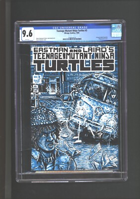 Teenage Mutant Ninja Turtles #3 CGC 9.6 Pin-Up By Matt Howarth 1985 | eBay