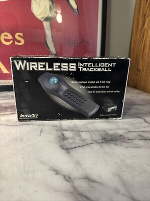 InterAct Wireless Intelligent Trackball mouse RS232 18 Button Remote SV ...