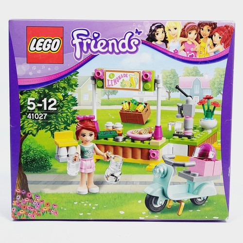 LEGO 41027 Friends Mia's Lemonade Stand Stall Scooter Mini-doll Cookies ...