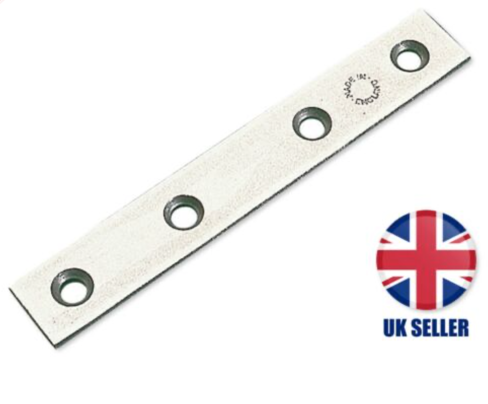 Steel Mending Plates Flat Repair Fixing Joining Bracket Zinc Plated ...