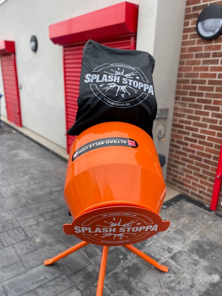 cement mixer lid cap cover Splashstoppa Splash Stoppa Stopper mixer ...