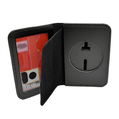 Round Badge US Deputy Marshal Police Badge Case ID Holder Leather ...