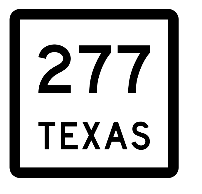 Texas State Highway 277 Sticker Decal R2572 Highway Sign | eBay