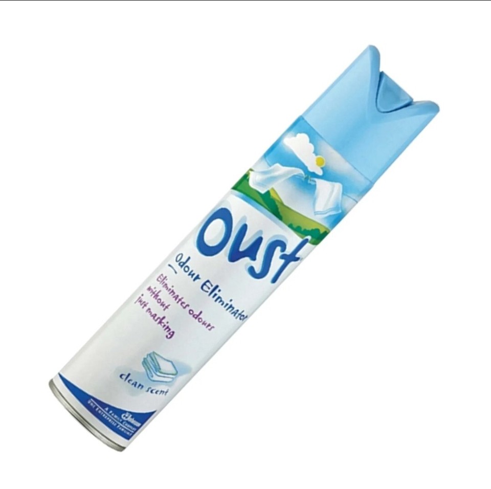 Oust Odour Eliminator Air Freshener Clean Scent 300ml x 3 | eBay