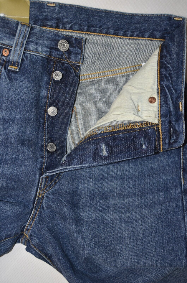 Mens LEVIS 501 XX LVC 1947 JEANS vintage size W30 L34 SELVEDGE BIG E ...