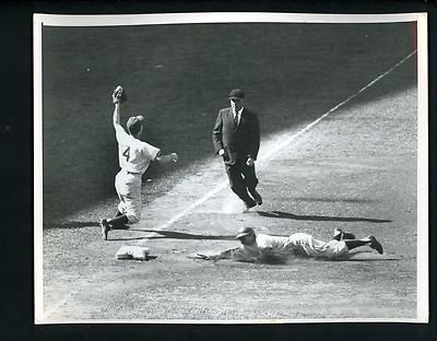 Danny O'Connell Johnny Goryl Barlick 1958 Press Photo San Francisco ...