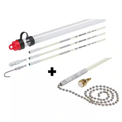 Milwaukee Electrical Fish Stick Kit High Flex Fiberglass 15 ft. Bright ...