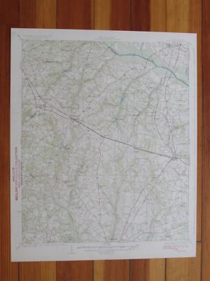 Williston South Carolina 1927 Original Vintage USGS Topo Map | eBay