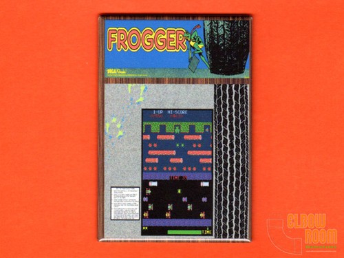 Frogger 2x3" fridge/locker magnet arcade marquee bezel Sega Gremlin | eBay