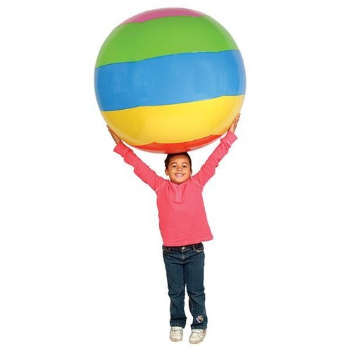 2 HUGE JUMBO GIANT 48" INCH LARGE BEACH BALLS 4 FEET BEACHBALLS BALL ...
