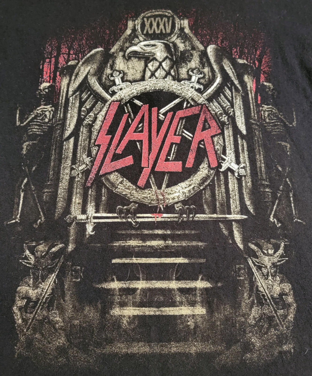 Slayer XXXV Official Final Tour T-Shirt (Medium) - Gem