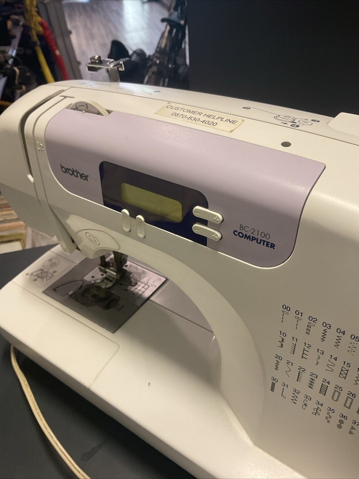 Brother BC-2100 Computerised Sewing Machine - With Pedal | eBay UK