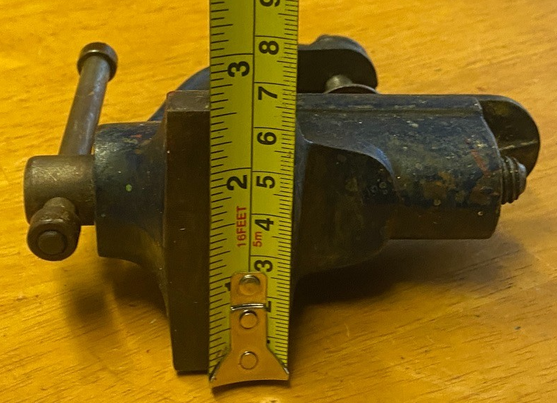 Vintage Small Vice with Table / Bench Clamp 2-1/2" Wide Jaws | eBay UK