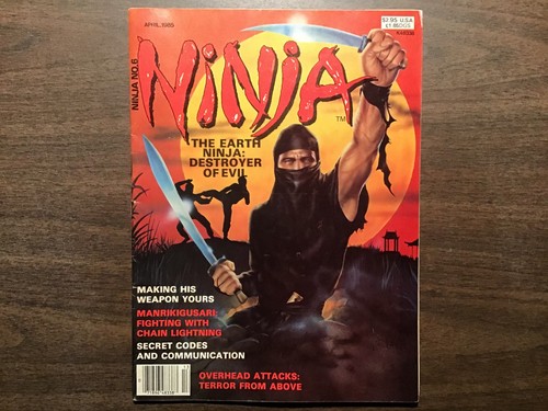Ninja Magazine #6 - Poster Attached - Vintage 1985 | eBay