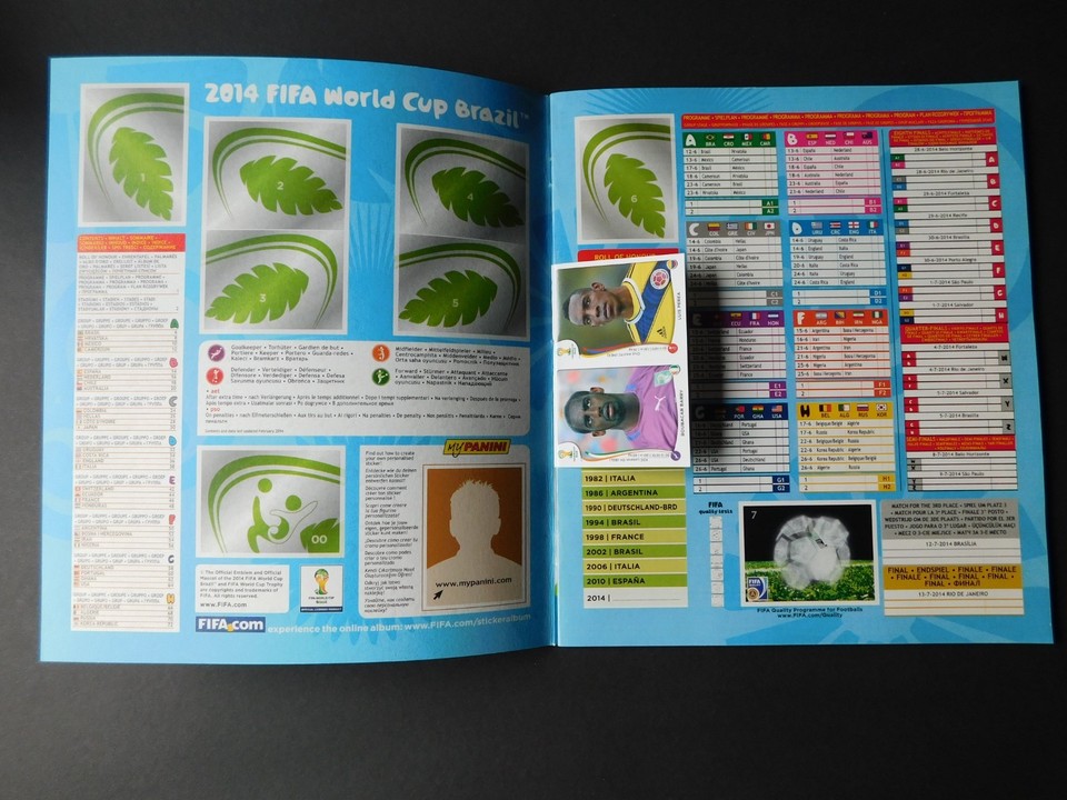 Panini FIFA World Cup 2014 Brasil Leeralbum / empty album 10 | eBay
