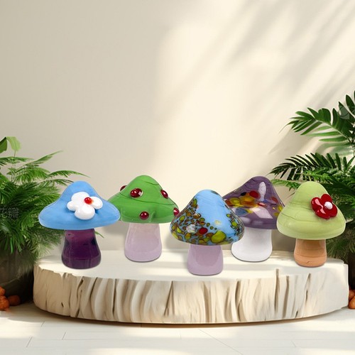 Mini Mushrooms For Craft Tiny Fairy Garden Mushrooms Little Resin ...