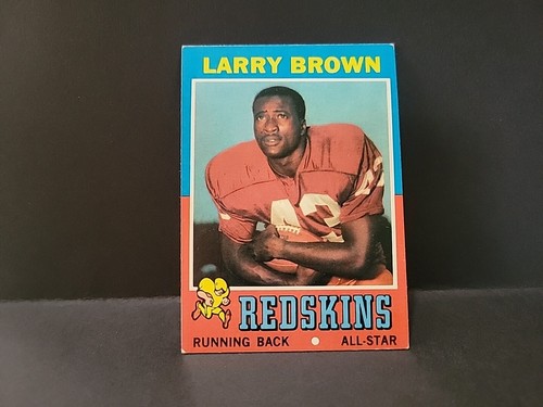 1971 Topps #115 Larry Brown Washington Redskins Nice! EX-NM | eBay