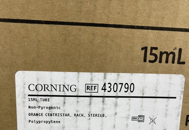 50PCS/bag FOR Corning Conical Bottom Sterile Centrifuge Tube 430790 ...