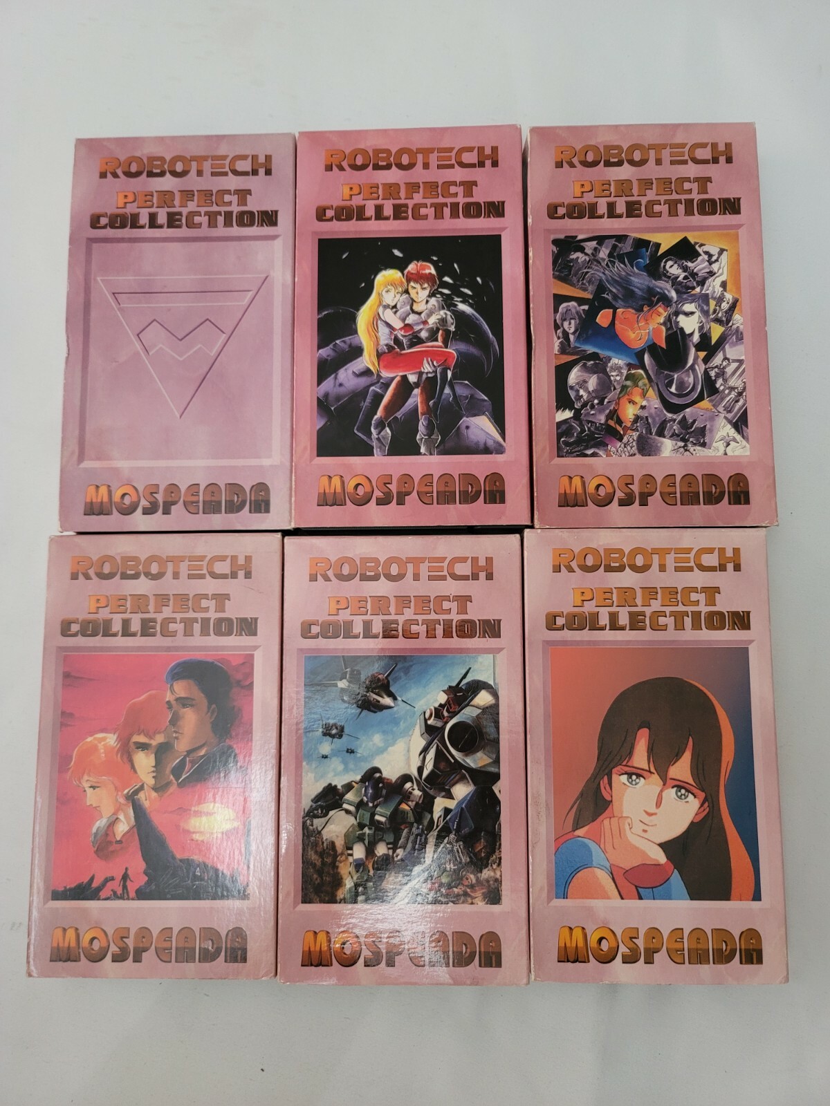 ROBOTECH VHS LOT OF 25 Tapes- Macross Saga Vol 1-6, Mospeada 1-5,7 & 19 ...