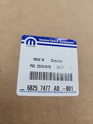 Genuine Mopar Day Light Opening Molding Left 68257477AD | eBay