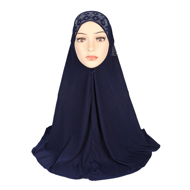Amira Hijab Muslim Headscarf Ramadan Prayer Women Turban Islamic