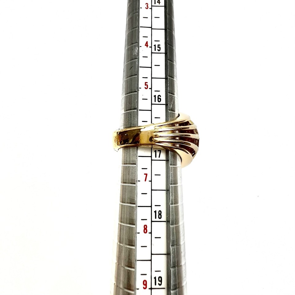 Krugerrand 1984 Gold 1/10 oz. Coin 14kp Solid Yellow Gold Ring Size 6. ...