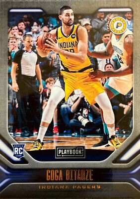 Goga Bitadze Playbook 19-20 #194 Bronze Rookie Card Indiana Pacers | eBay