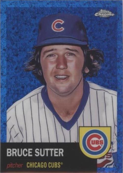 2022 Topps Chrome Platinum Anniversary - Bruce Sutter #53 Blue Mini ...