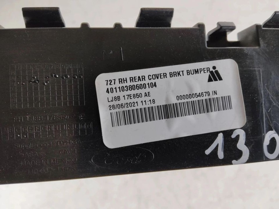 Ford Mustang Mach-E 2021 Right rear bumper mounting bracket ...