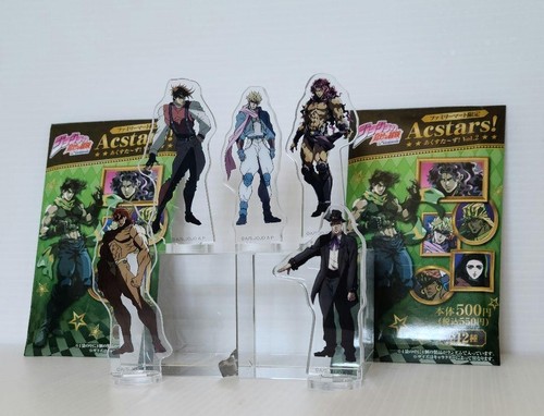 JoJos Bizarre Adventure Acrylic Stands Set vol.2 5 Figures Anime Style ...