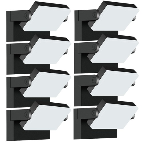 40W Outdoor Flood Light, 5000K 360° Rotating LED Wall Light, IP66 ...