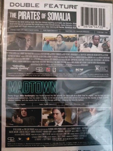 The Pirates of Somalia, *Madtown * new double feature dvd * free ...