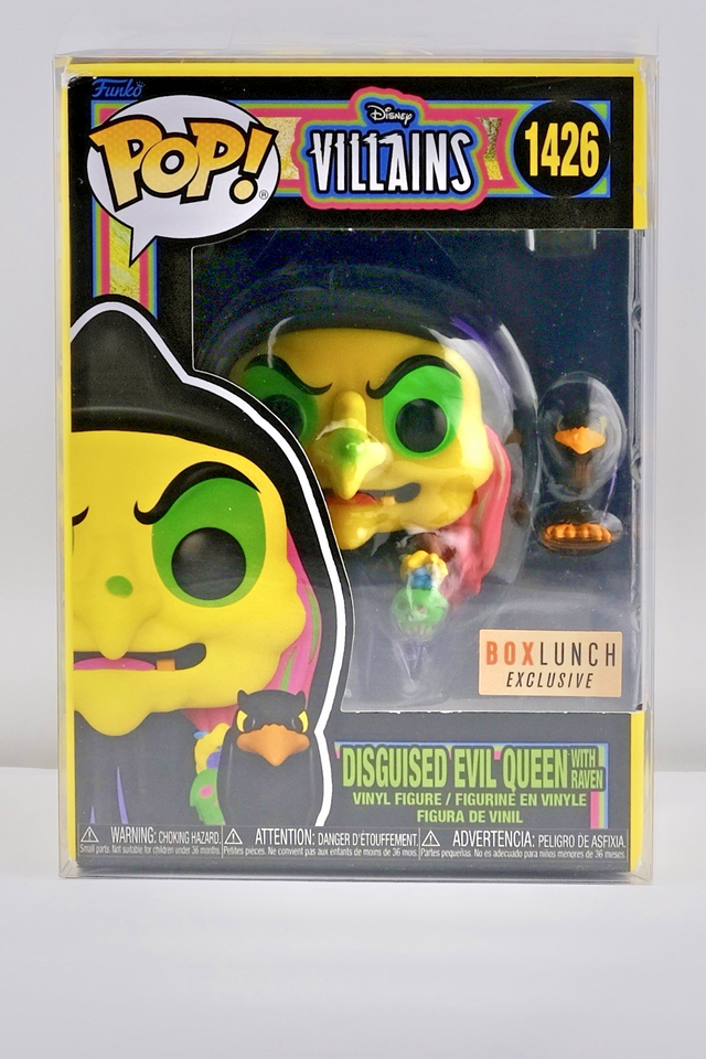Funko Pop! Vinyl: Disney - Disguised Evil Queen with Raven (Black Light ...