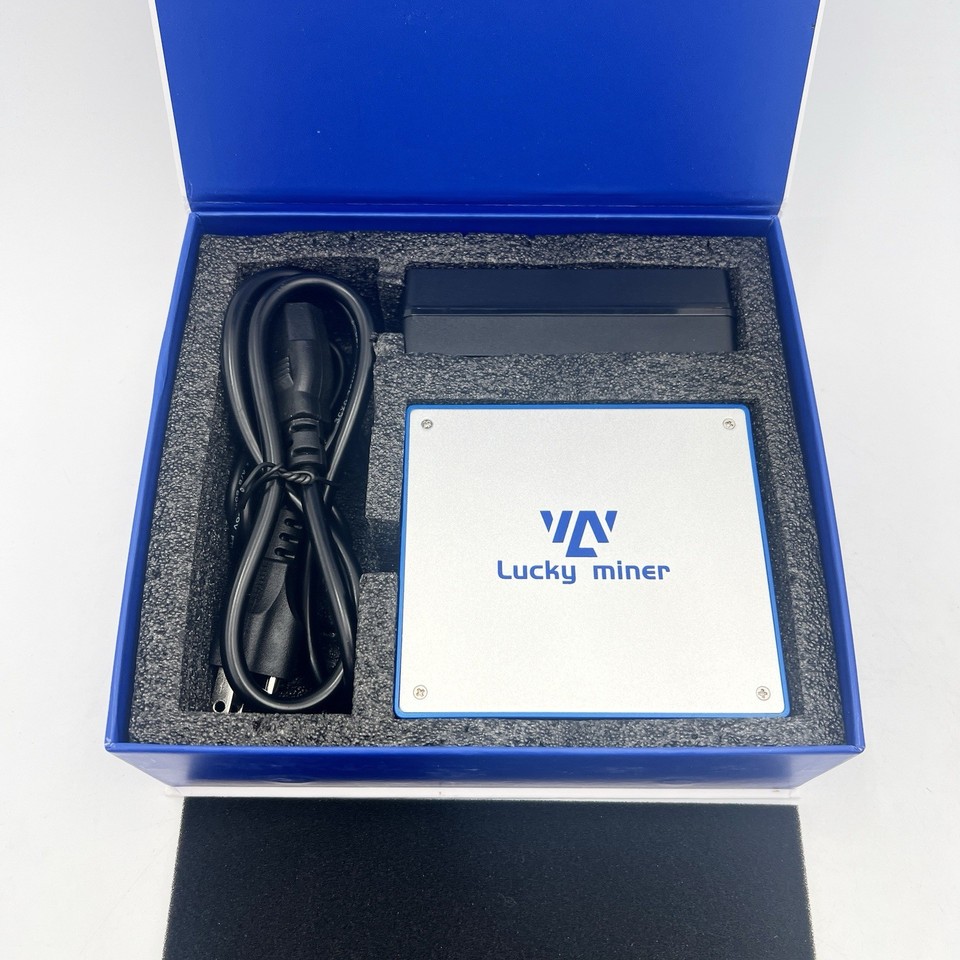 Lucky Miner LV07 Bitcoin BTC Miner SHA-256 1T WIFI Solo Mining Lotto ...