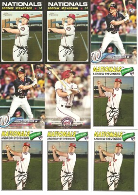 18 CARD ANDREW STEVENSON BASEBALL CARD LOT 542 | eBay