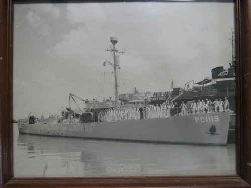 WW2 PC1119 (Greencastle) PC-461-class submarine chaser 8x10 Photograph ...