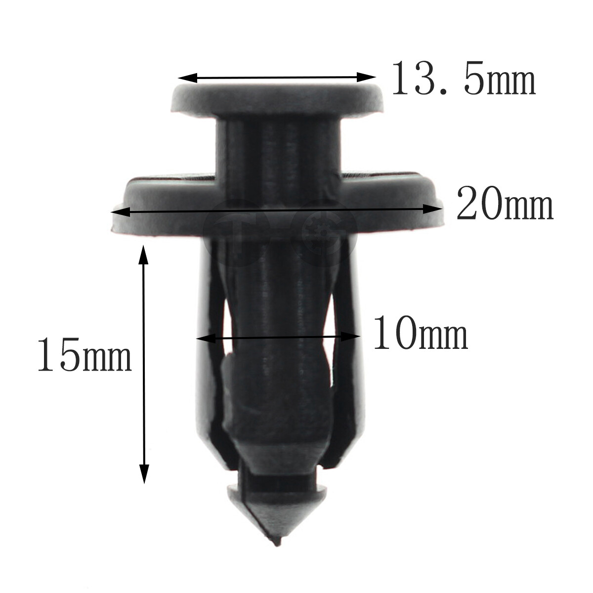 100PCS Bumper Fender Clip Retainer Fastener Rivet For Subaru Outback ...