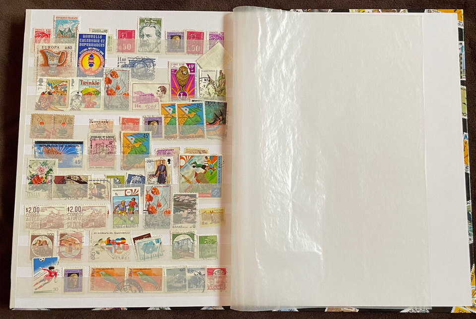 Set Stamp Album Assorted Frg Germany Polska Nl España Ch A France Uvm ...