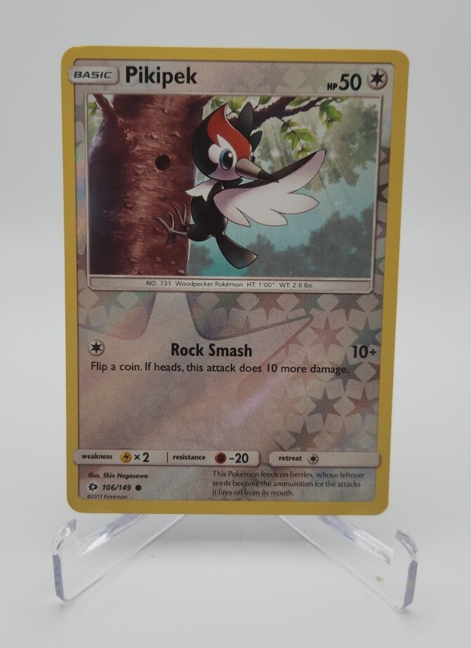 Pikipek - Reverse Foil - Sun and Moon - Pokemon TCG - 106/149 | eBay