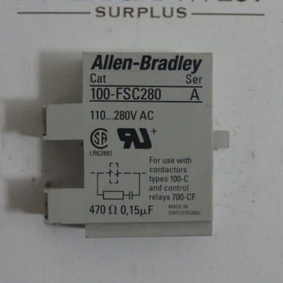 ALLEN BRADLEY 100-FSC280 SURGE SUPPRESSOR - USED | eBay