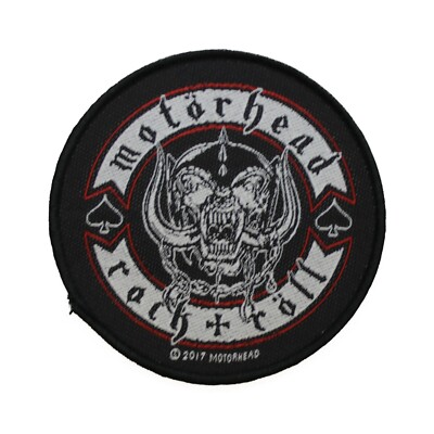 Motorhead Round Biker Badge Woven Sew On Patch 17-24 | eBay
