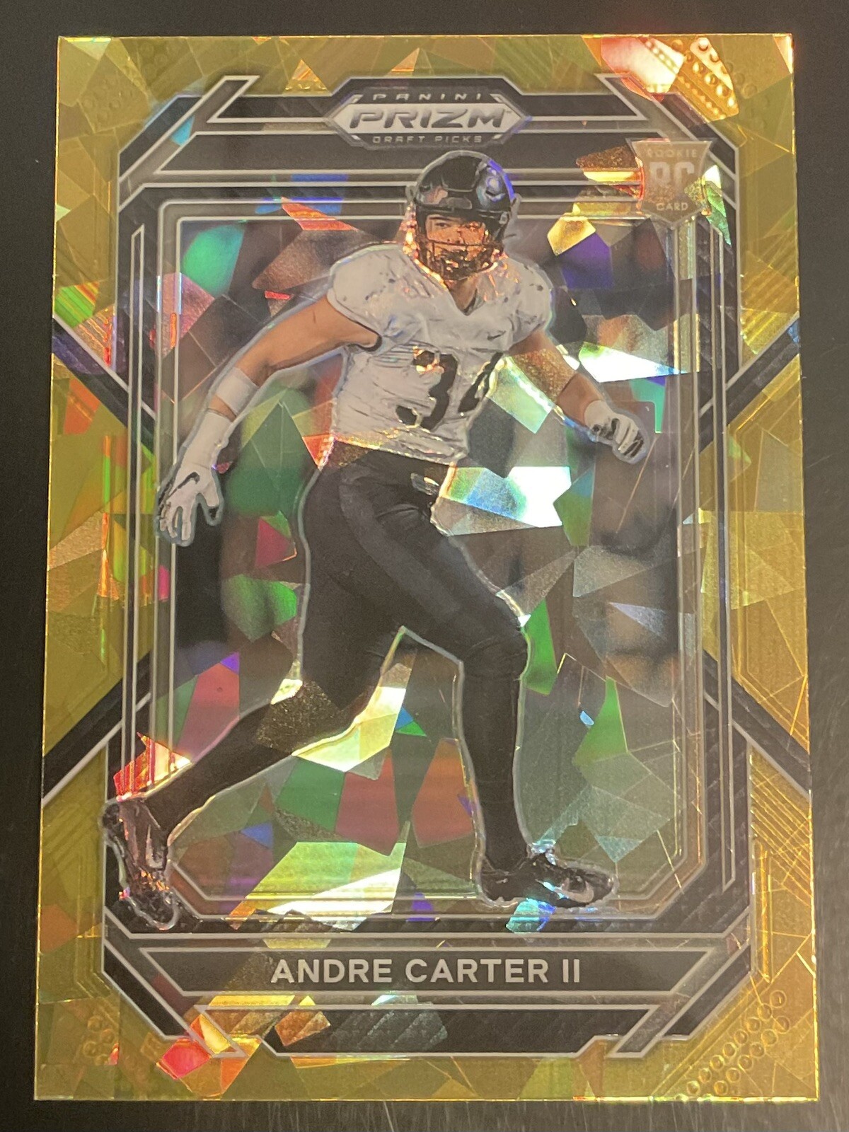 2023 Panini Prizm Draft Picks Andre Carter II (Gold Ice Prizm Rookie ...