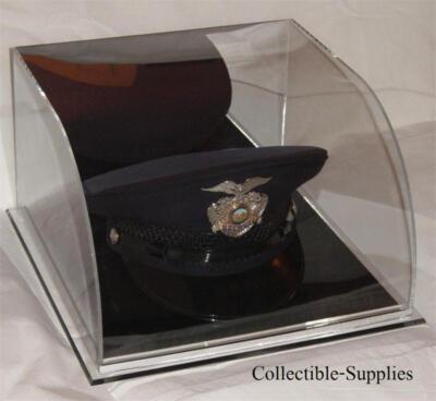 NEW Military Police Academy Top Hat Cover Acrylic Plastic Display Case ...