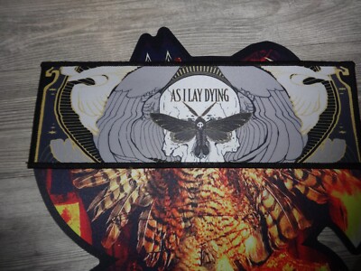 As I Lay Dying Patch Back Strip Backpatch Carnifex Ingested | eBay