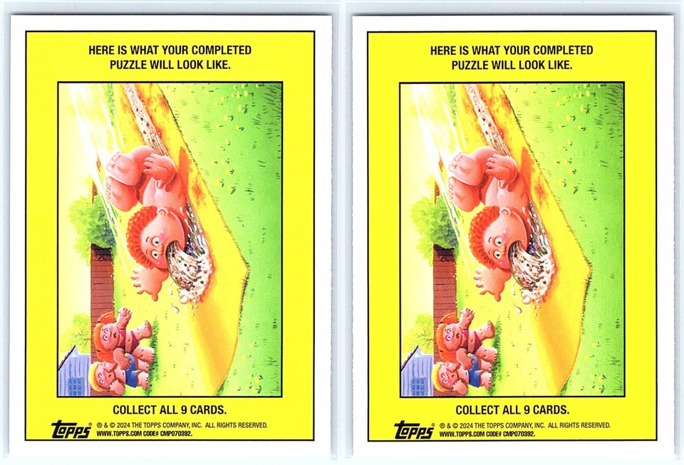 The Claw Machine Garbage Pail Kids At Play Spoof Claude & Clay 2 Card ...