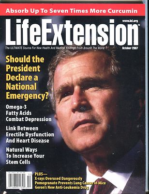 Life Extension Magazine October 2007 George Bush EX No ML 050817nonjhe ...