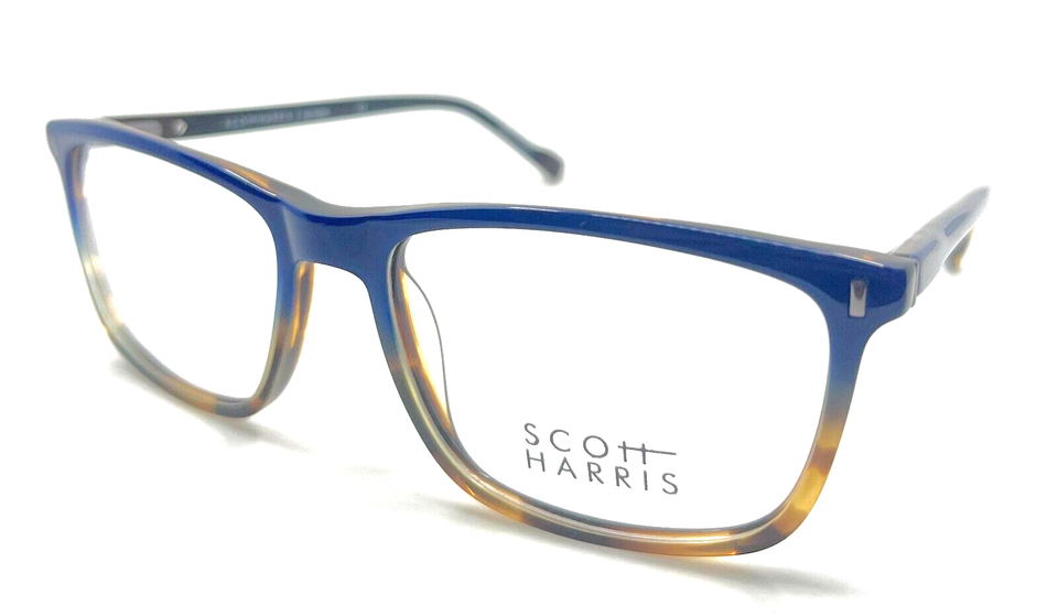 AUTHENTIC & NEW - SCOTT HARRIS SH-796 C2 55/17/145 - BLUE - EYEGLASSES ...