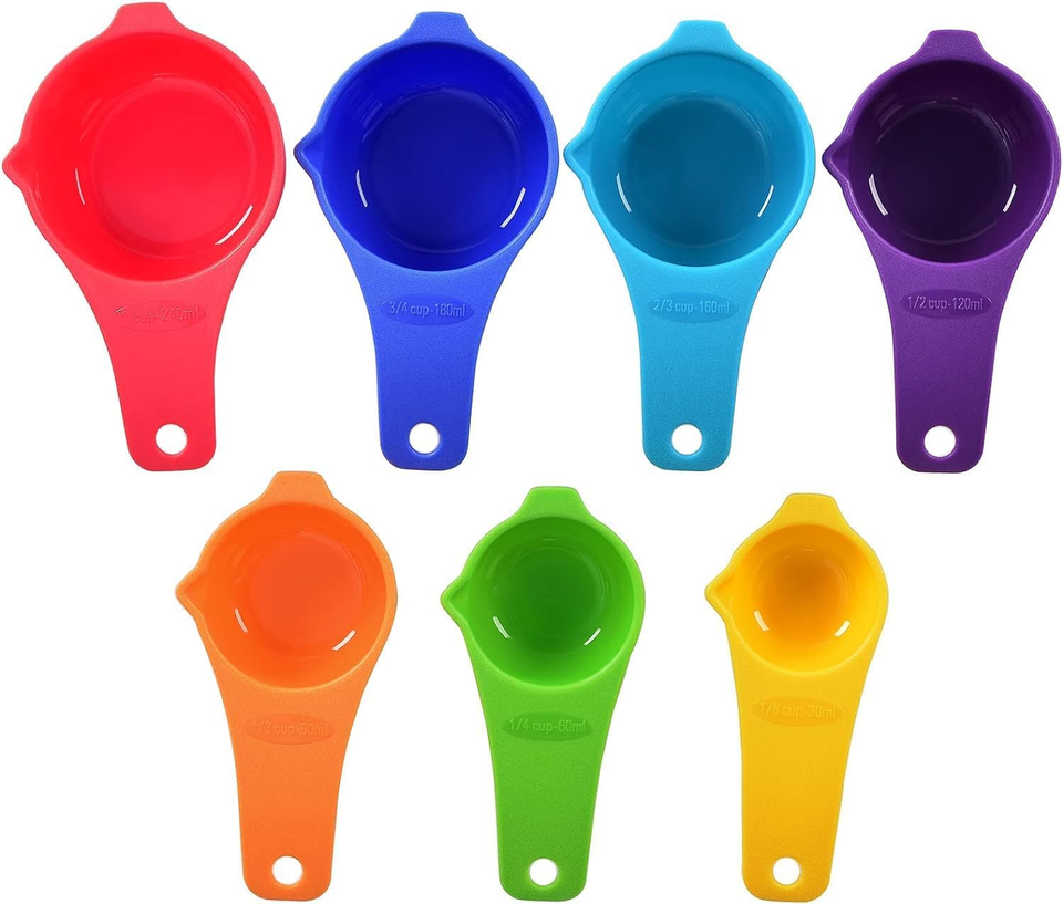 Measuring Cups Set of 7, Assorted Colors | eBay